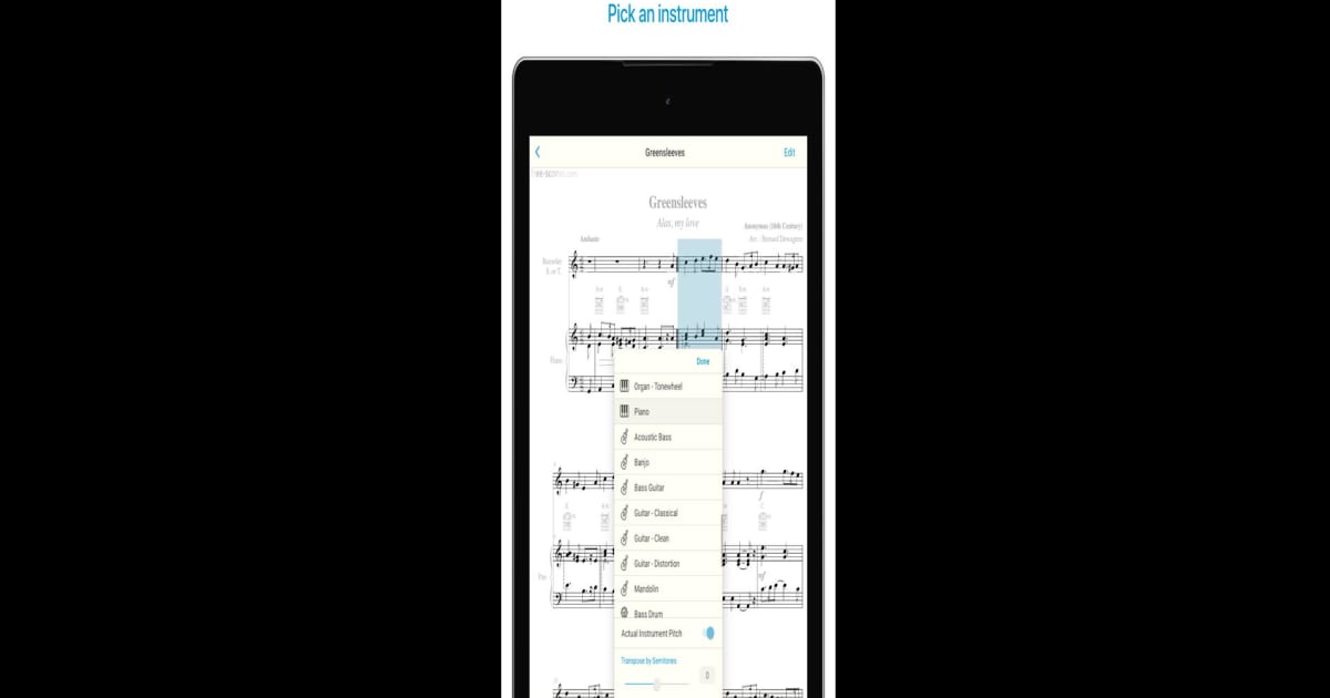 Baixe e rode Leitor de partituras musicais no PC e Mac (emulador)