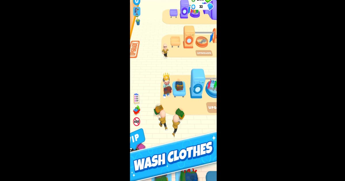 Laundry Rush - Idle Game - 下載遊玩 PC 或 Mac 版本 (模擬器)