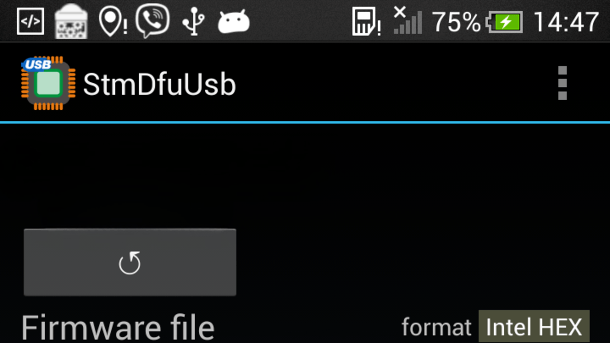 Download and run StmDfuUsb - Stm32 flashing on PC & Mac (Emulator)