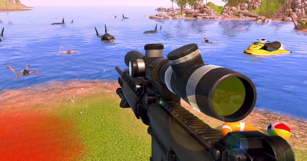 Download & Play Underwater Whale Shark Attack FPS Sniper Shooter on PC ...