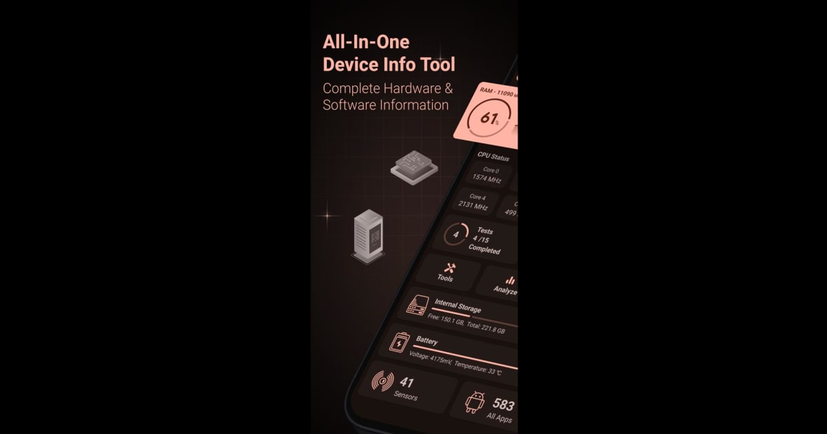 Download and run Device Info: System & CPU Info on PC & Mac (Emulator)