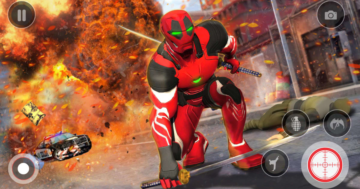 Download & Play Spider Miami Rope Hero Ninja on PC & Mac (Emulator)