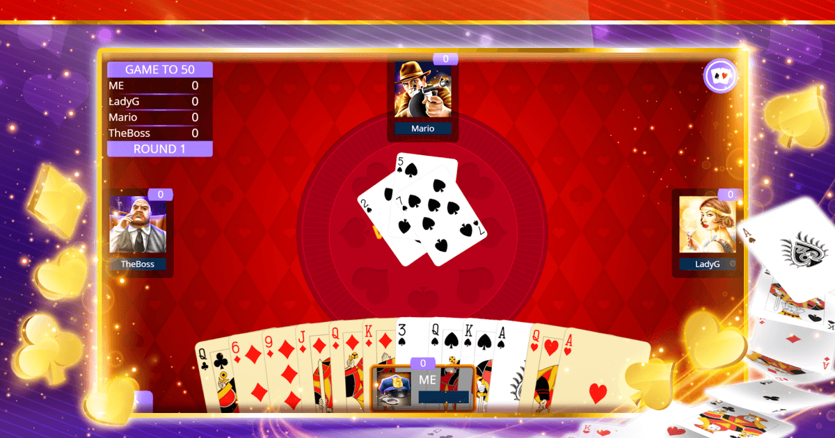 Download & Play Hearts Single Player - Offline on PC & Mac (Emulator)