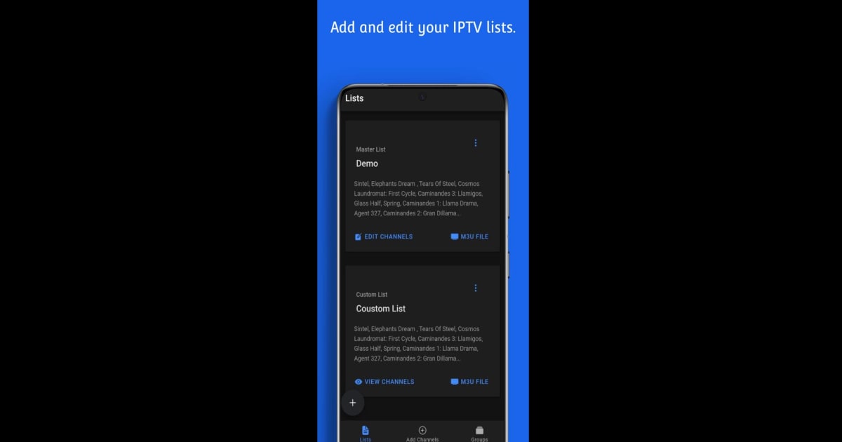 Descarga y ejecuta IPTV List Editor en PC y Mac (emulador)