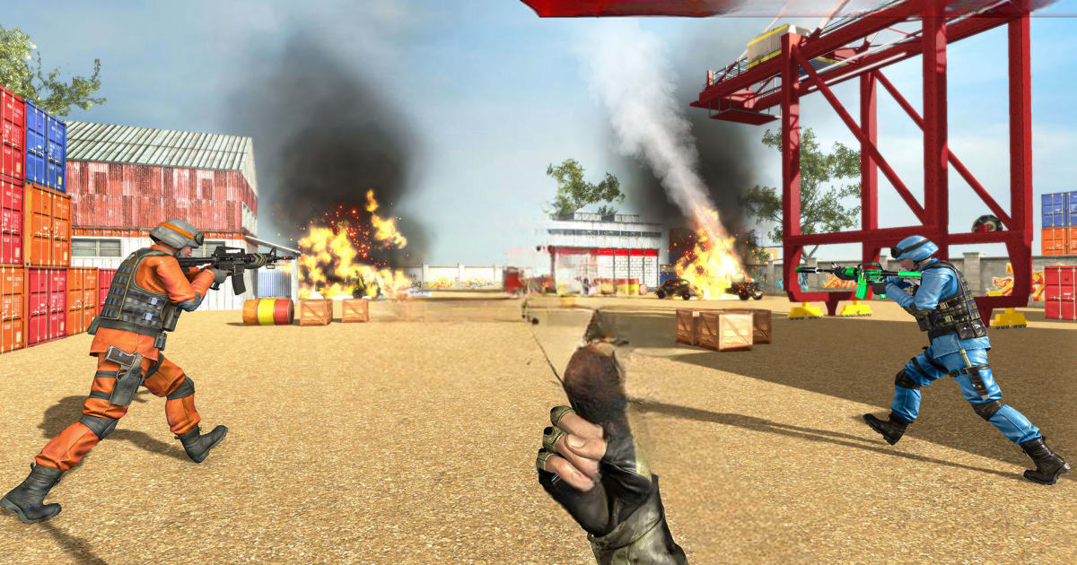 Download & Play Real Gun Strike - 3d Shooting Games | Gun Master on PC ...
