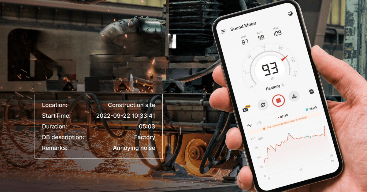 Baixe e rode Detector de decibéis e ruído no PC e Mac (emulador)