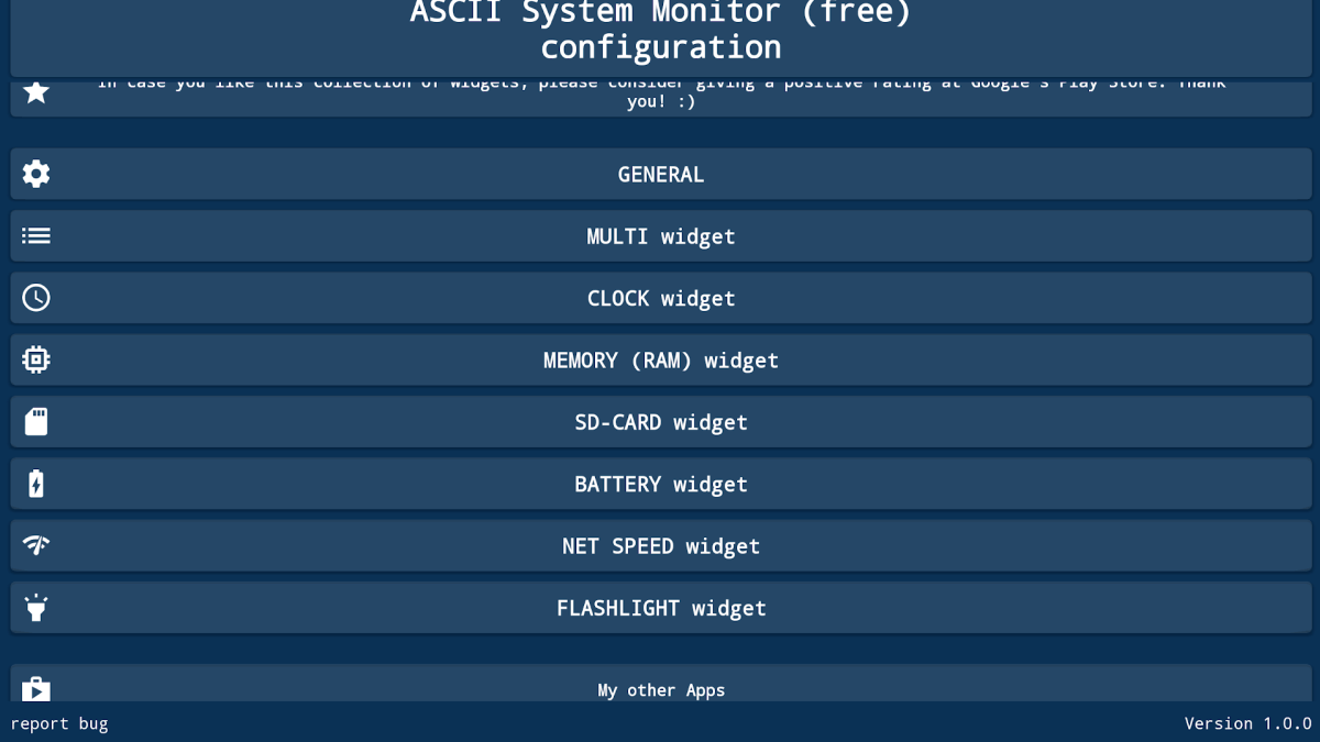 Download and run ASCII System Monitor Free (Widget Collection) on PC & Mac (Emulator)