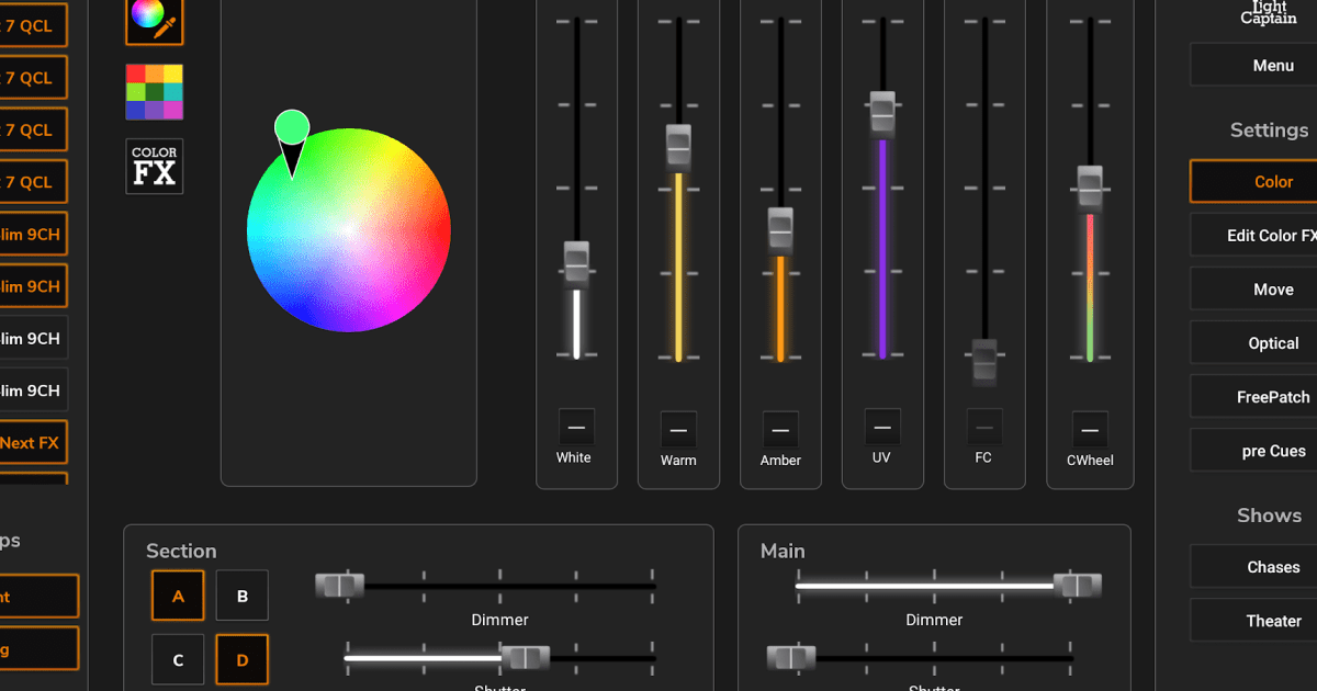 Downloade und starte Light Captain - DMX Controller auf PC & Mac (Emulator)