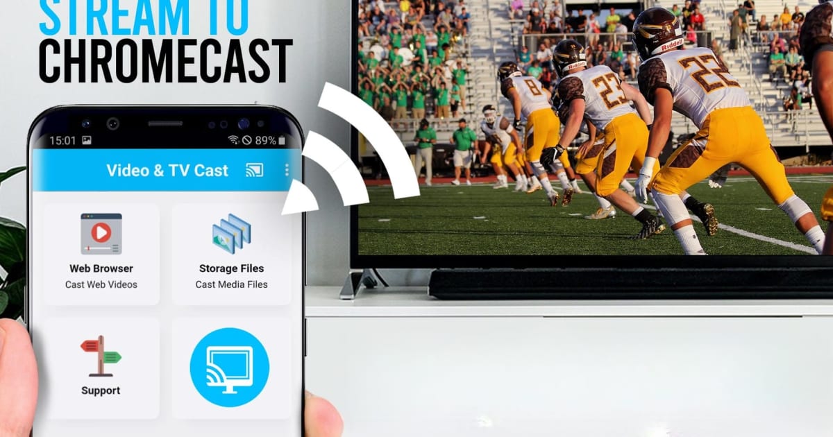 Download and run TV Cast for Chromecast on PC & Mac (Emulator)
