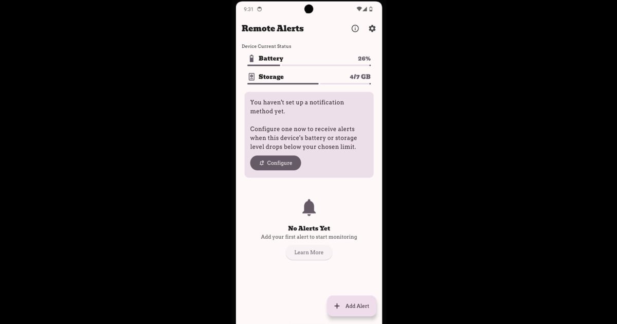 Download and run Remote Notify - Device Monitor on PC & Mac (Emulator)