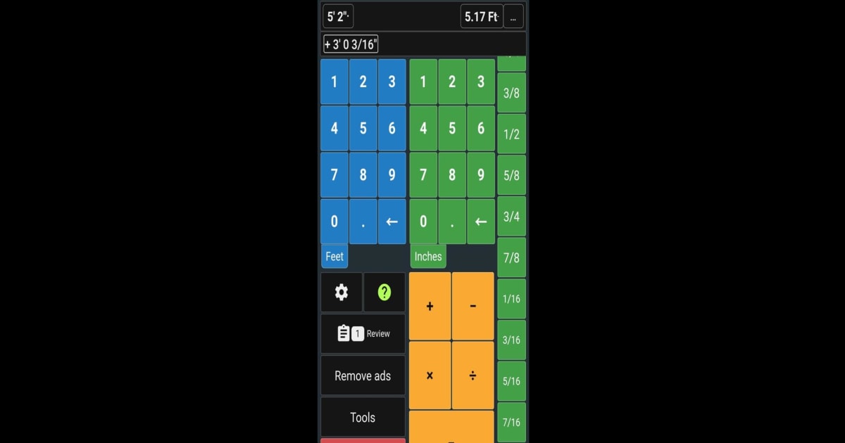 Download and run Feet & Inch Construction Calc on PC & Mac (Emulator)