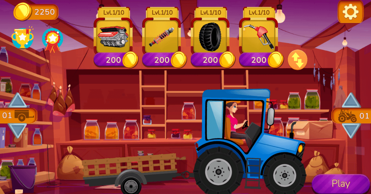 Download & Play Kate the tractor driver on PC & Mac (Emulator)
