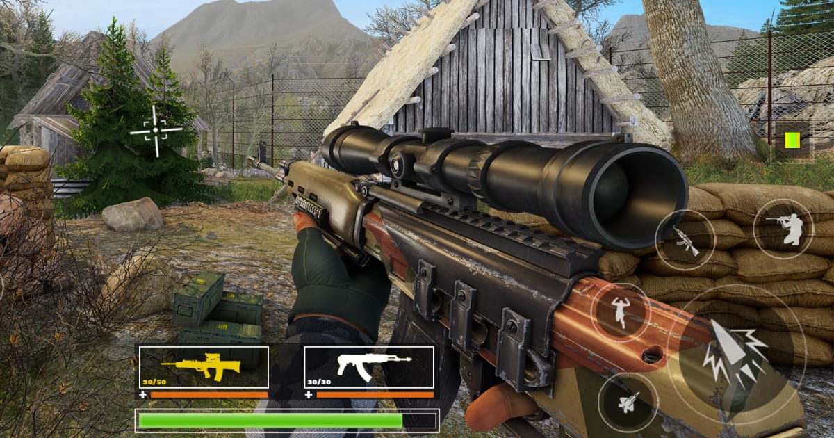 Sniper War: スナイパーシュート ゲーム 鉄砲の- PC&MACでダウンロードしてプレイしよう(アプリプレイヤー)