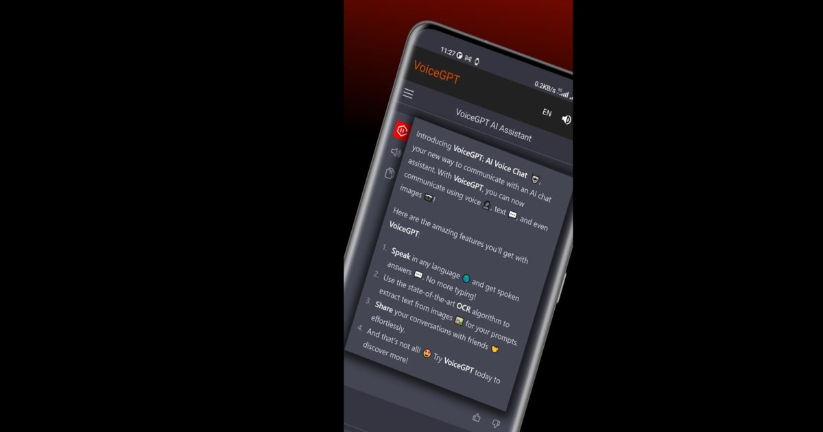 Descarga y ejecuta VoiceGPT: AI Voice Assistant en PC y Mac (emulador)