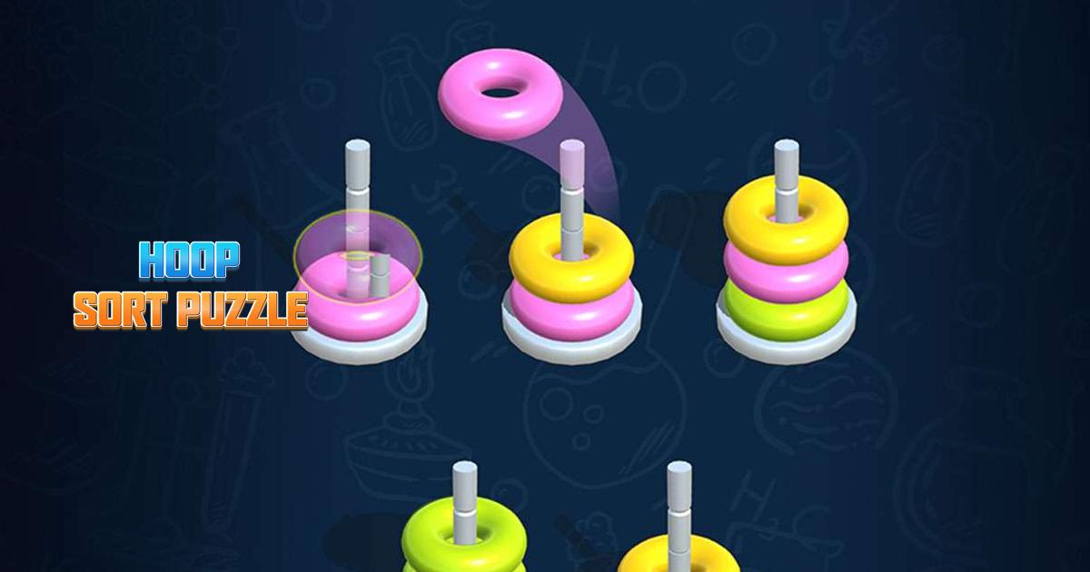 Download & Play Hoop Sort Puzzle: Color Ring on PC & Mac (Emulator)