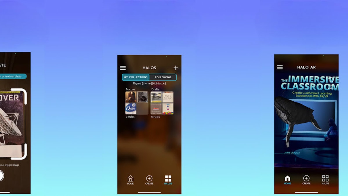 Download and run Halo AR - Augmented Reality, VR & 3D Lens Creator! on ...