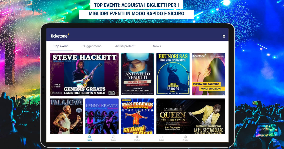 Scarica ed avvia TicketOne.it su PC e Mac (emulatore)