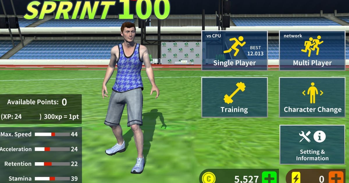 Download & Play Sprint 100 multiplay supported on PC & Mac (Emulator)
