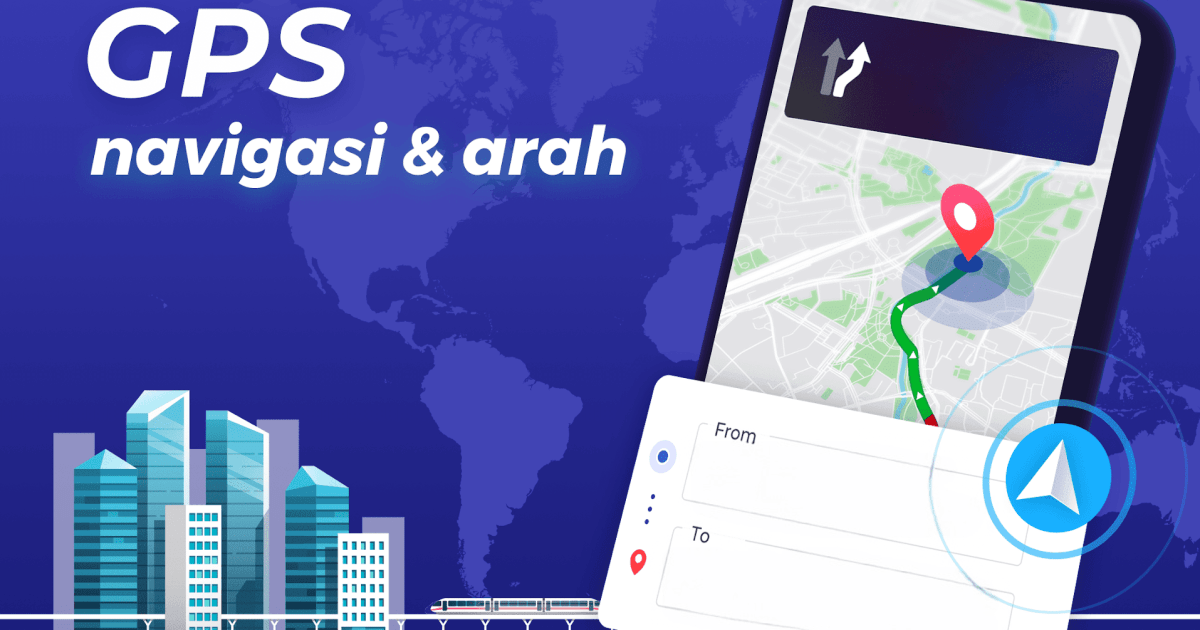 Unduh dan jalankan Navigasi GPS, Peta Lokasi di PC & Mac (Emulator)