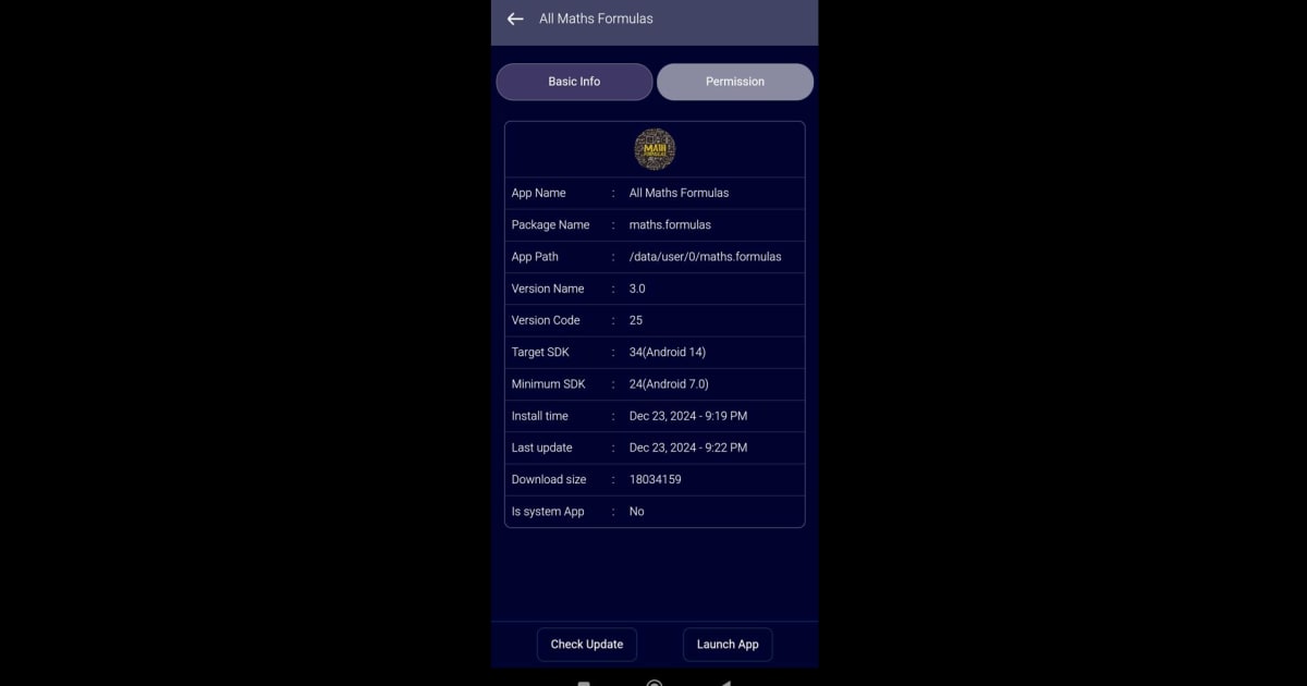 Download and run App info - Apk details on PC & Mac (Emulator)
