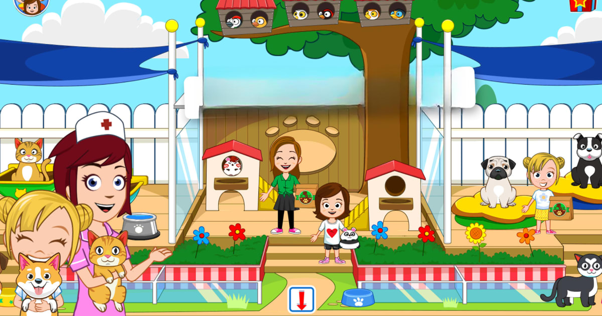 Download & Play My Town : Pets, Animal game for kids on PC & Mac (Emulator)