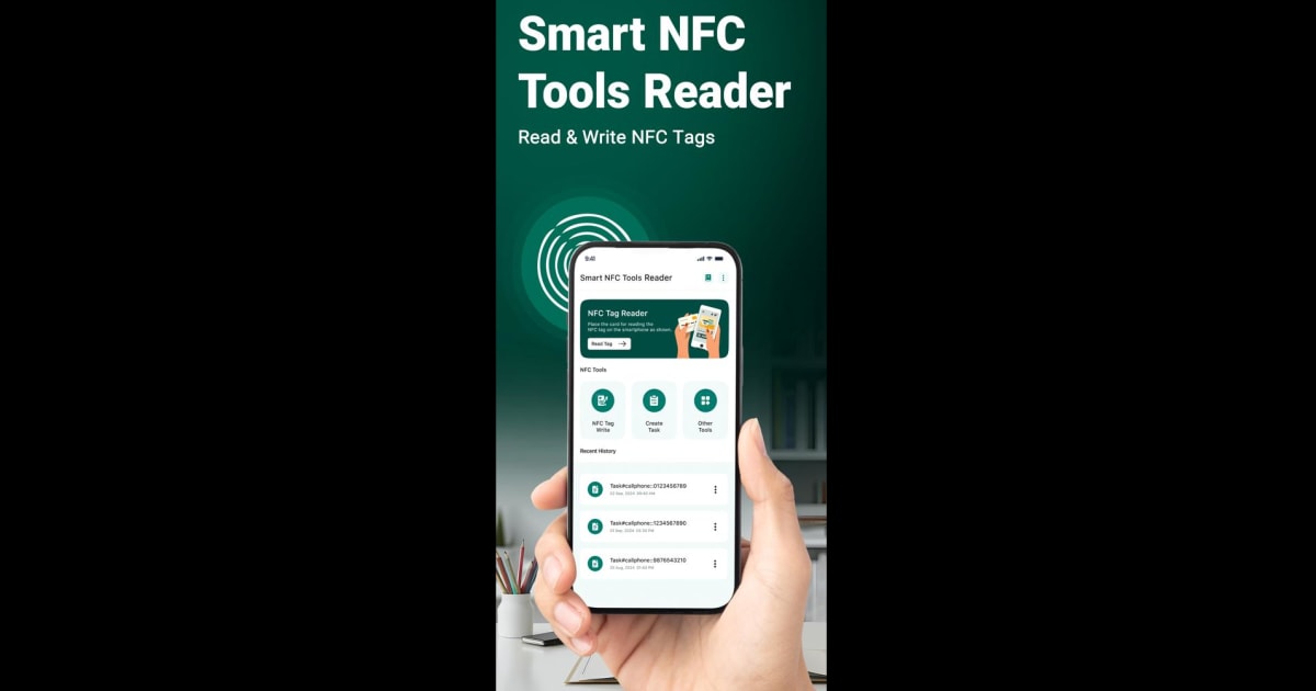 Downloade und starte Smart NFC Tools Reader auf PC & Mac (Emulator)