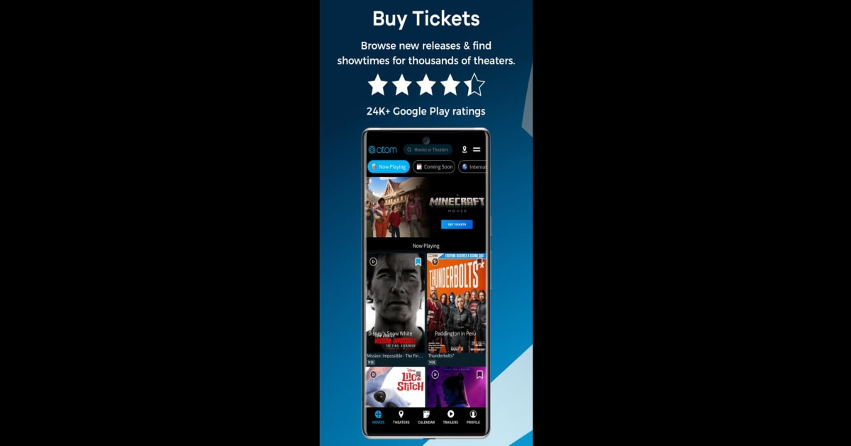 Download and run Atom - Movie Tickets & Times on PC & Mac (Emulator)