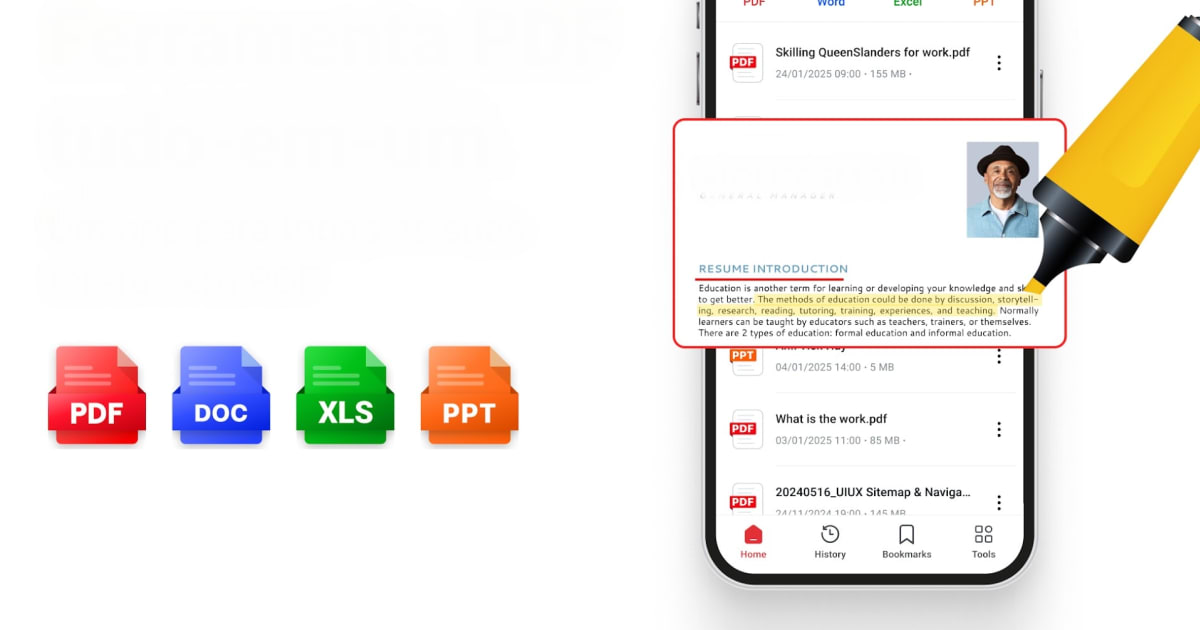 Unduh dan jalankan Pembaca PDF dan Penampil PDF di PC & Mac (Emulator)