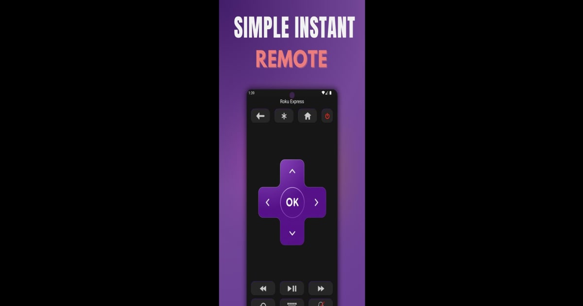 Download and run Remoku Roku TV remote control on PC & Mac (Emulator)