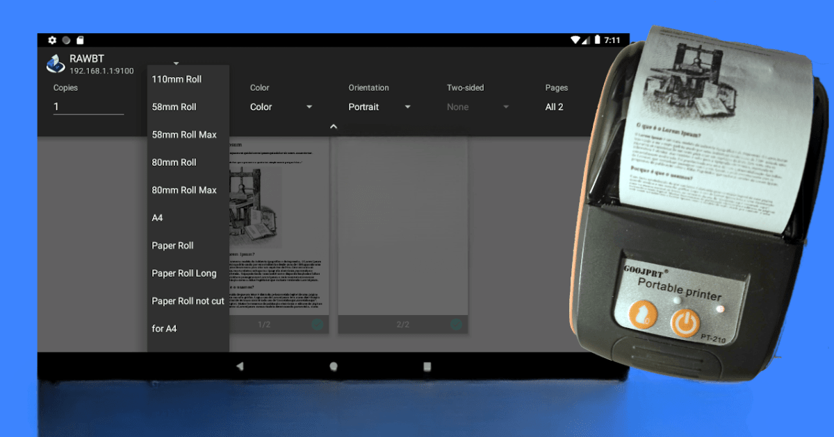 Download and run RawBT inkless print service on PC & Mac (Emulator)