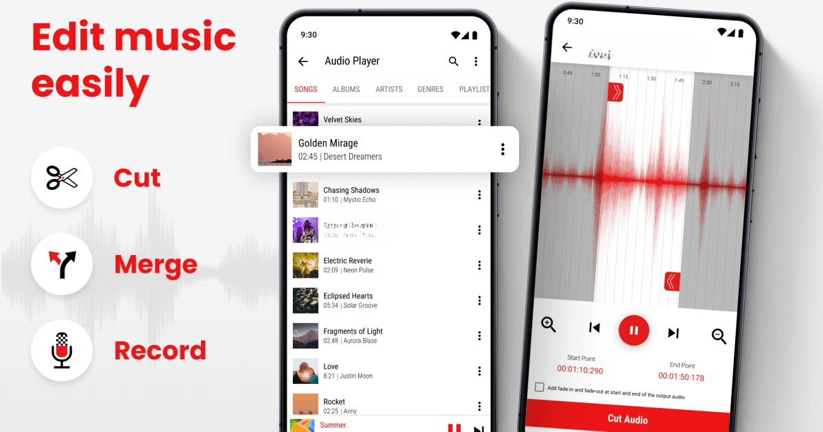 Download and run Mstudio : Audio & Music Editor on PC & Mac (Emulator)