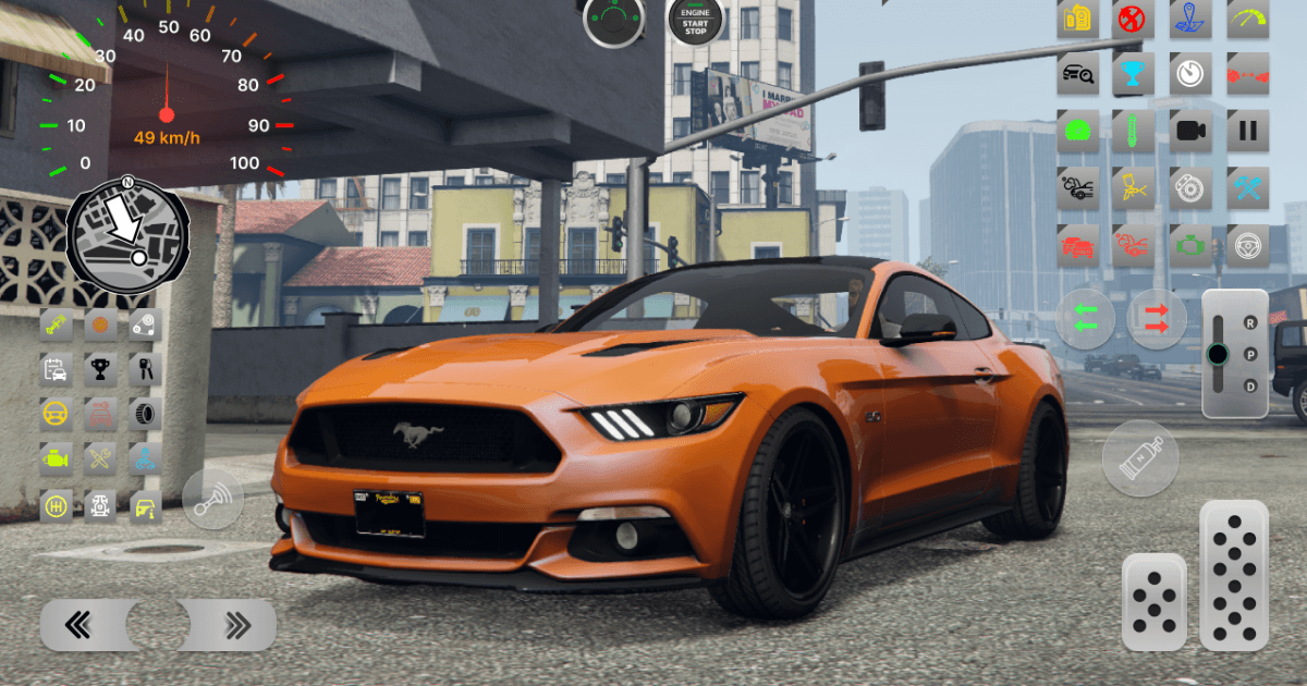 Download & Play Driving Muscle Car Mustang GT on PC & Mac (Emulator)