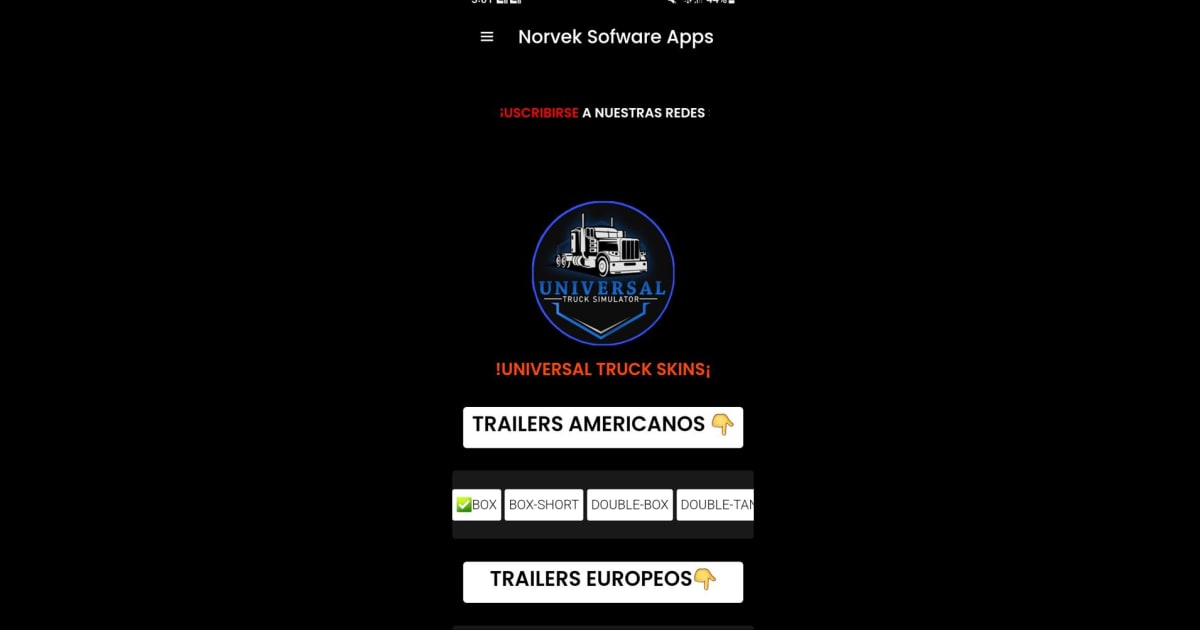 Descarga y ejecuta Skins universal truck uts en PC y Mac (emulador)