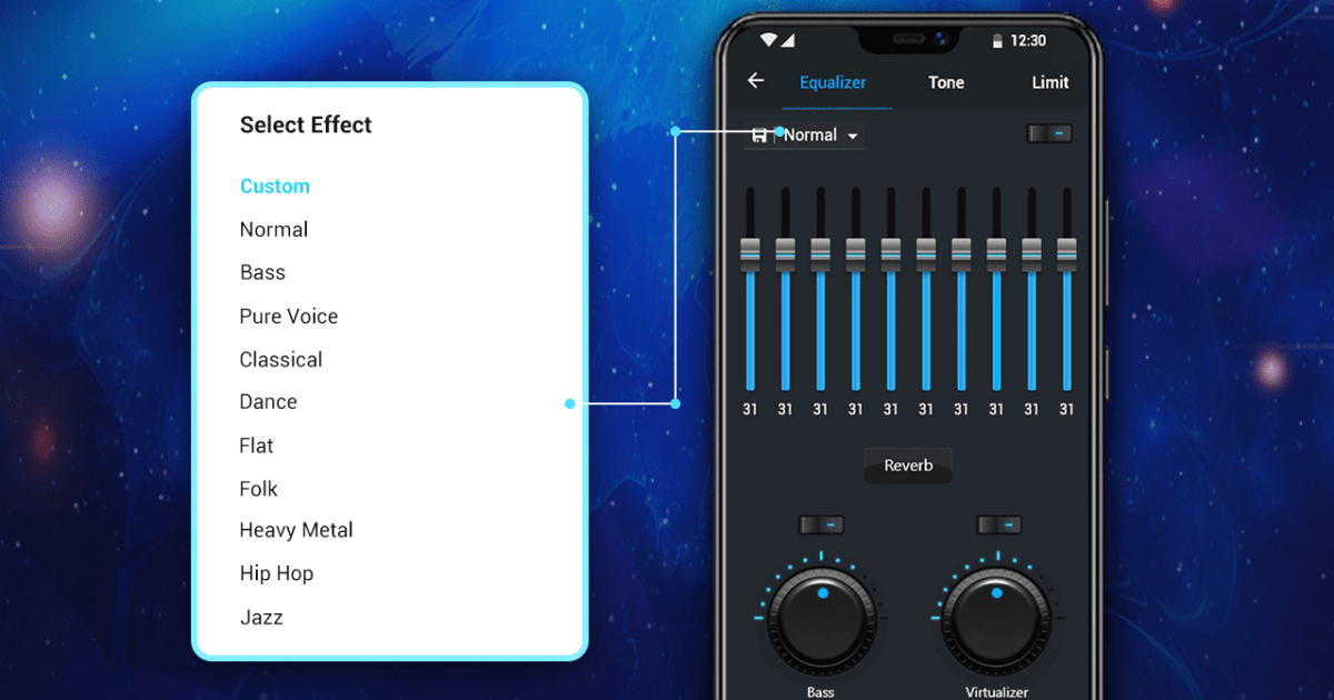 Download and run Music Player - MP3 Player & EQ on PC & Mac (Emulator)