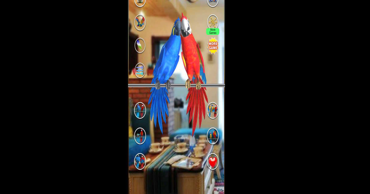 Download and run Talking Parrot Couple Free on PC & Mac (Emulator)
