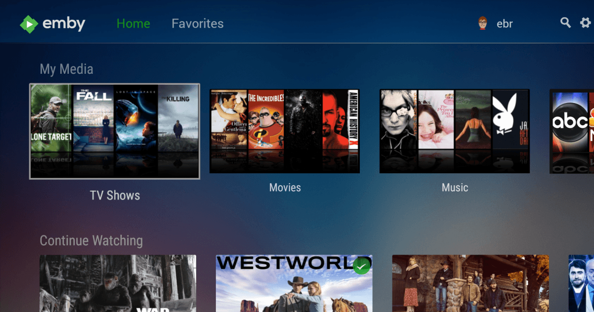 Descarga y ejecuta Emby for Android TV en PC y Mac (emulador)