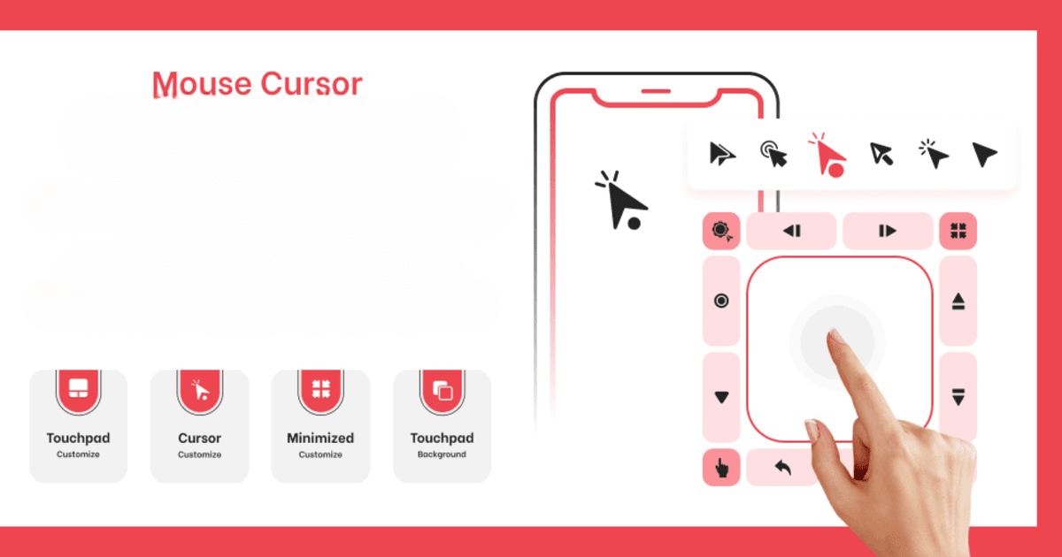 Mouse Cursor Mobile TouchpadをPCとMac (アプリプレイヤー) にダウンロードして実行