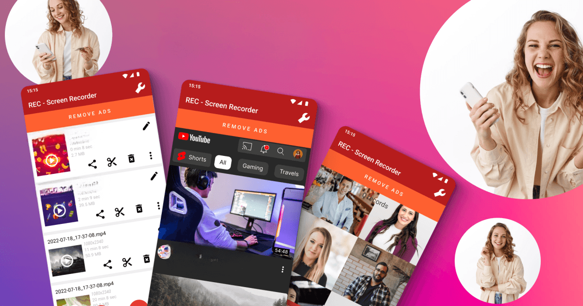 Descarga y ejecuta Grabadora de Pantalla - REC en PC y Mac (emulador)