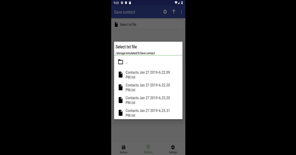 Download and run Save contacts on PC & Mac (Emulator)