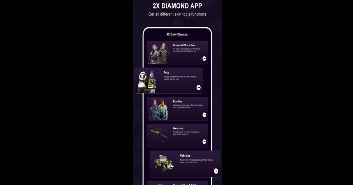 Unduh dan jalankan 5X Get Daily Diamond - Guide di PC & Mac (Emulator)