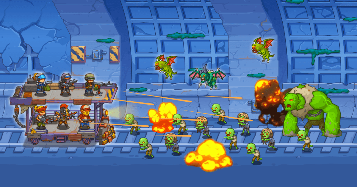 Download & Play Tower Train: Zombie Defense 2D on PC & Mac (Emulator)