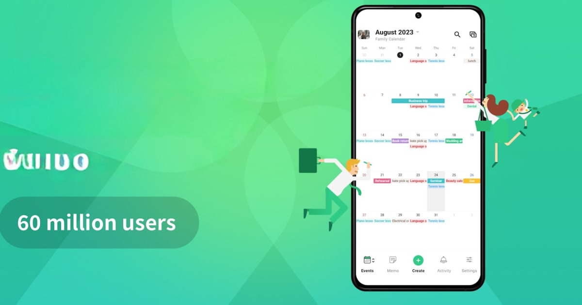 Downloade und starte TimeTree auf PC & Mac (Emulator)