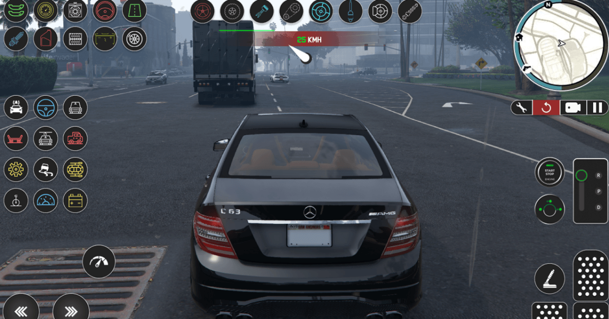 Download & Play Car Driver Mercedes C-Class 63 on PC & Mac (Emulator)