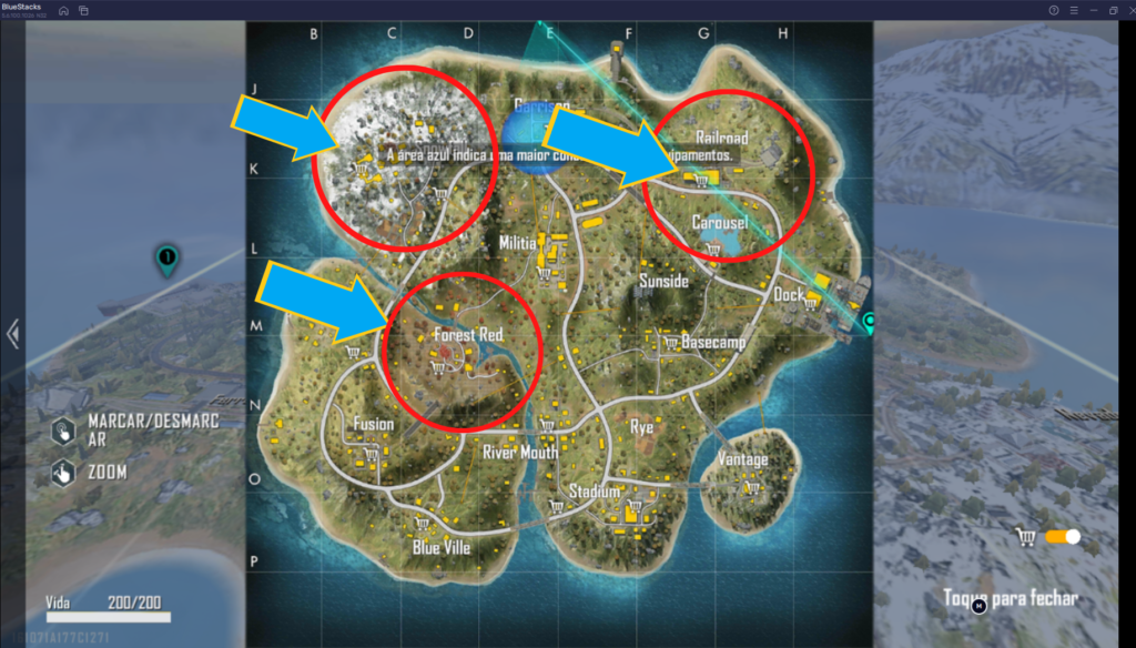 Onde pousar em Alpine, novo mapa permanente do Garena Free Fire ...