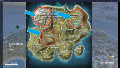 Onde pousar em Alpine, novo mapa permanente do Garena Free Fire ...