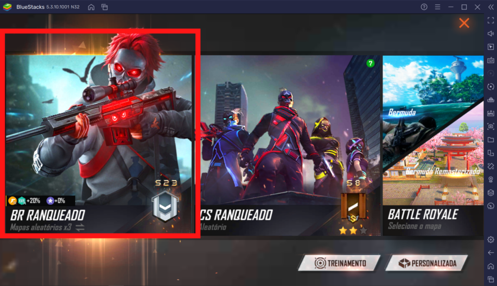 Como subir no Ranqueado BR jogando Solo vs Squad em Garena Free Fire | Bluestacks