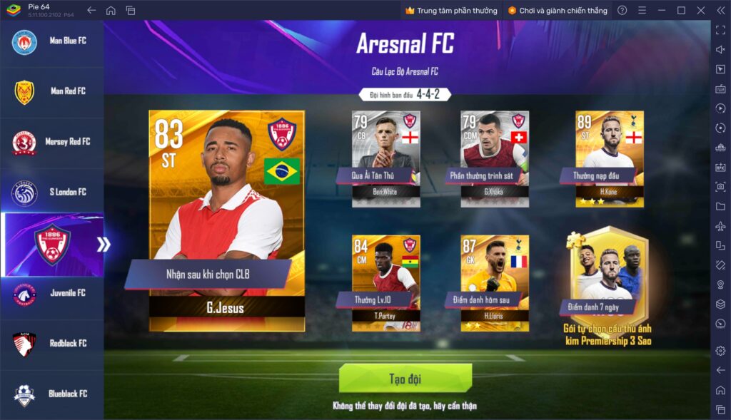 Football Pro VTC: Cẩm nâng xây dựng đội hình yêu thích trên PC | BlueStacks