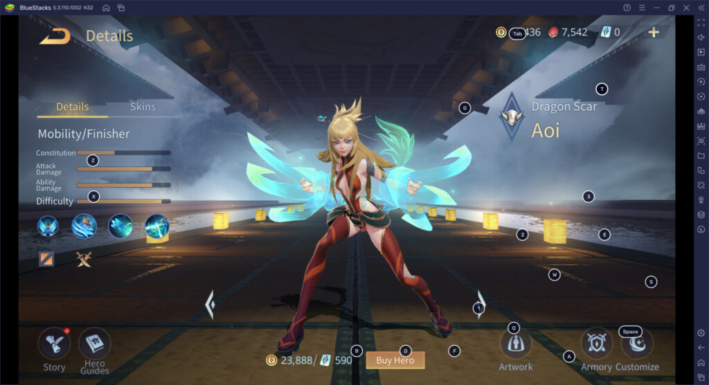 Garena RoV ไกด์สำหรับการเล่นฮีโร่ แอสซาซิน Aoi | BlueStacks