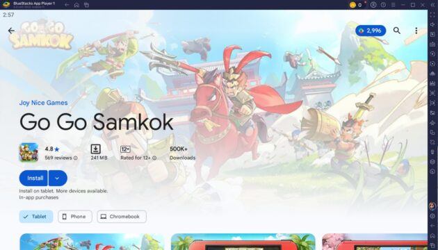 Download & Mainkan Go Go Samkok di PC – Lebih Stabil & Grafik HD