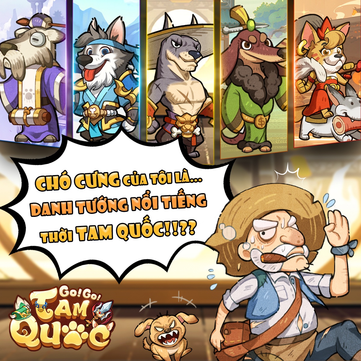 GoGo Tam Quốc: Tựa game chiến thuật AFK độc đáo khi biến dàn tướng Tam ...